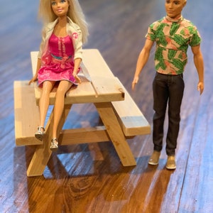 Barbie Picnic Table - Etsy