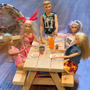 Barbie Picnic Table - Etsy