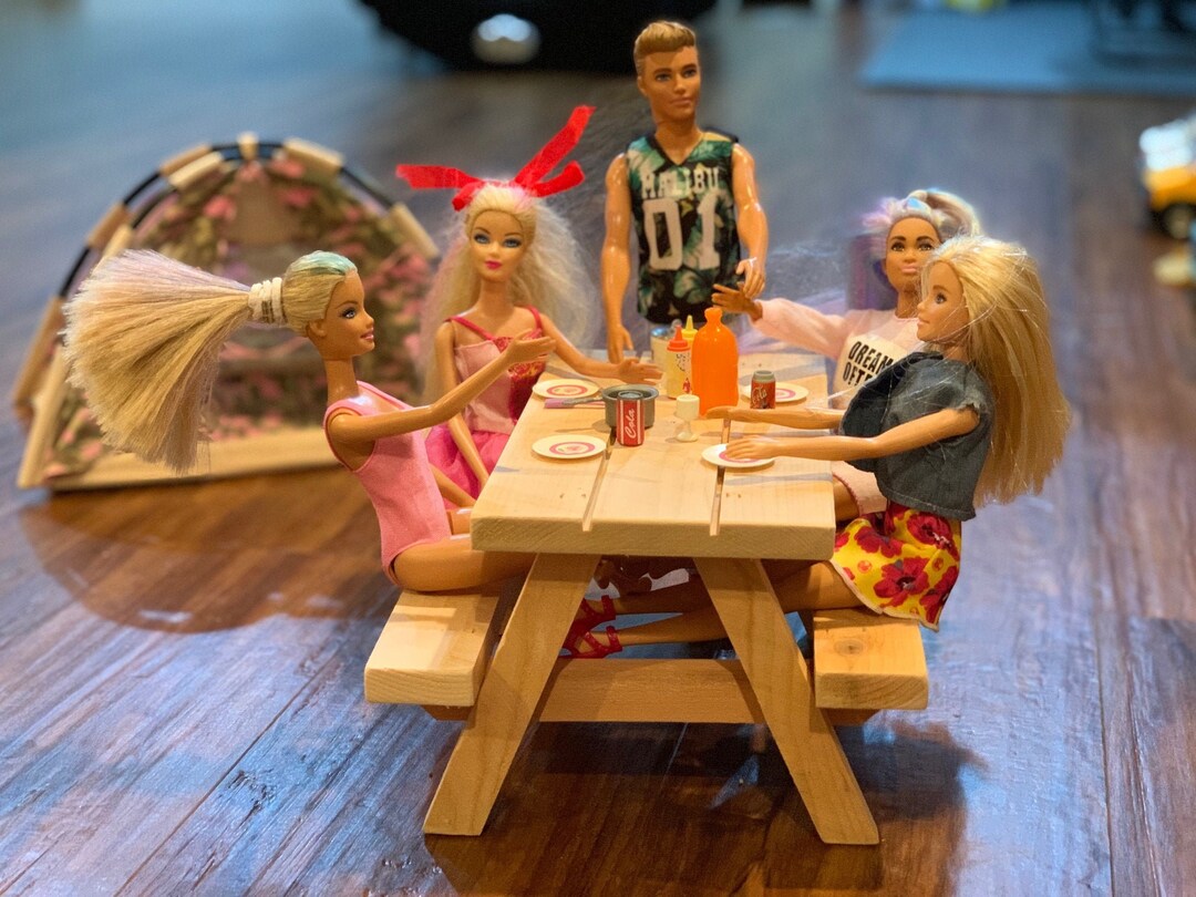 Barbie Picnic Table - Etsy