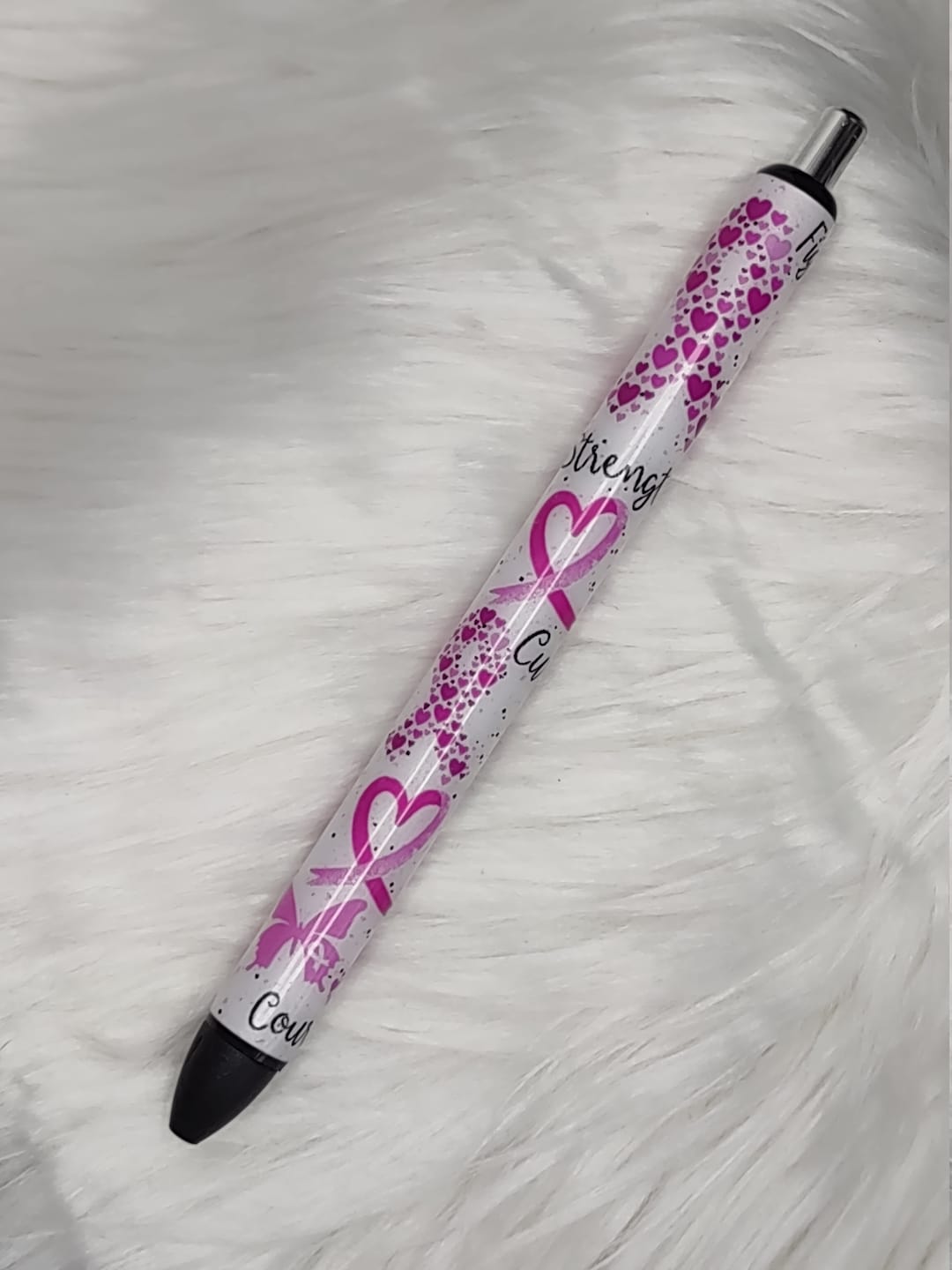 Breast Cancer Gel Pen - Etsy