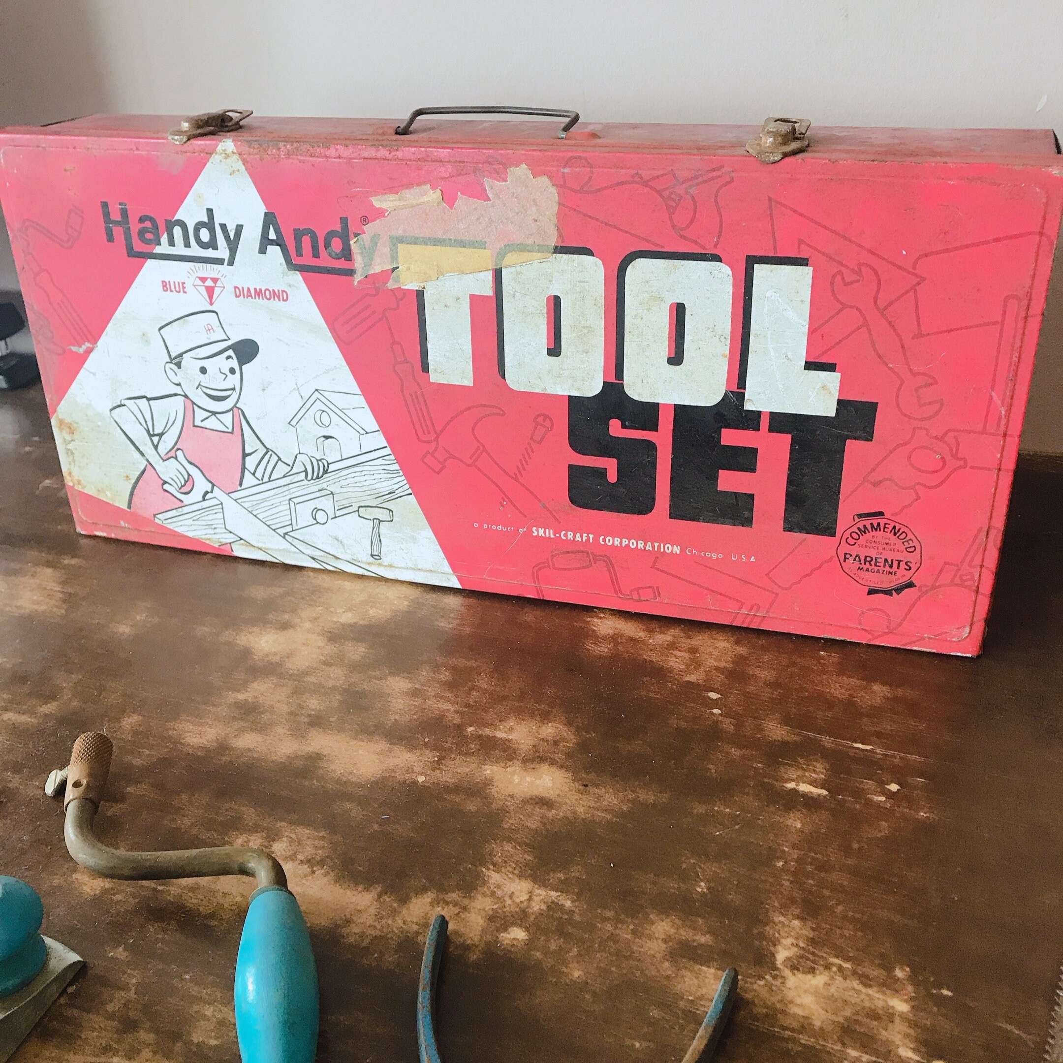 Vintage Tool Box HANDY ANDY ビンテージ 60's アンティーク クラシック - Etsy