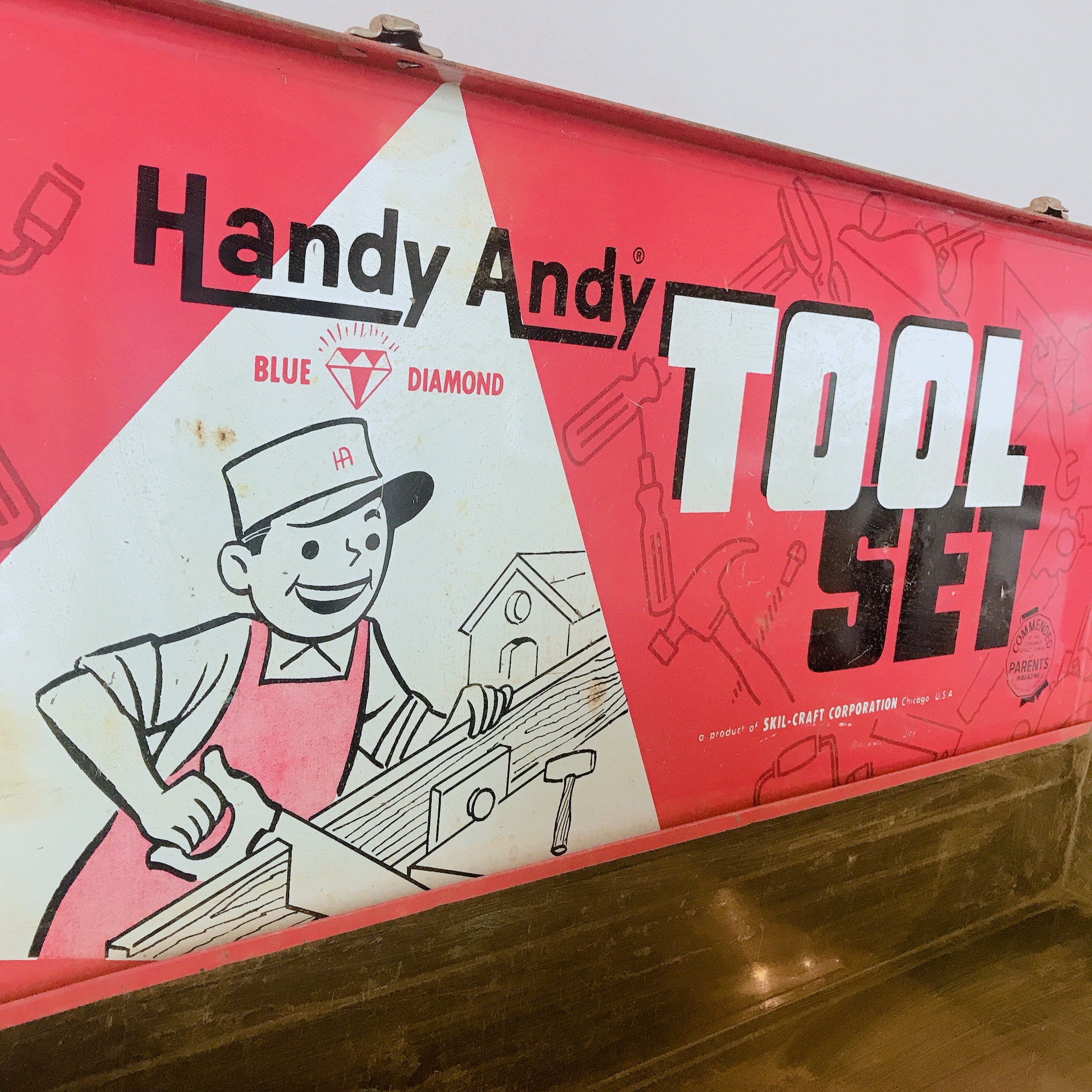 Vintage Tool Box HANDY ANDY ビンテージ 60's アンティーク クラシック - Etsy