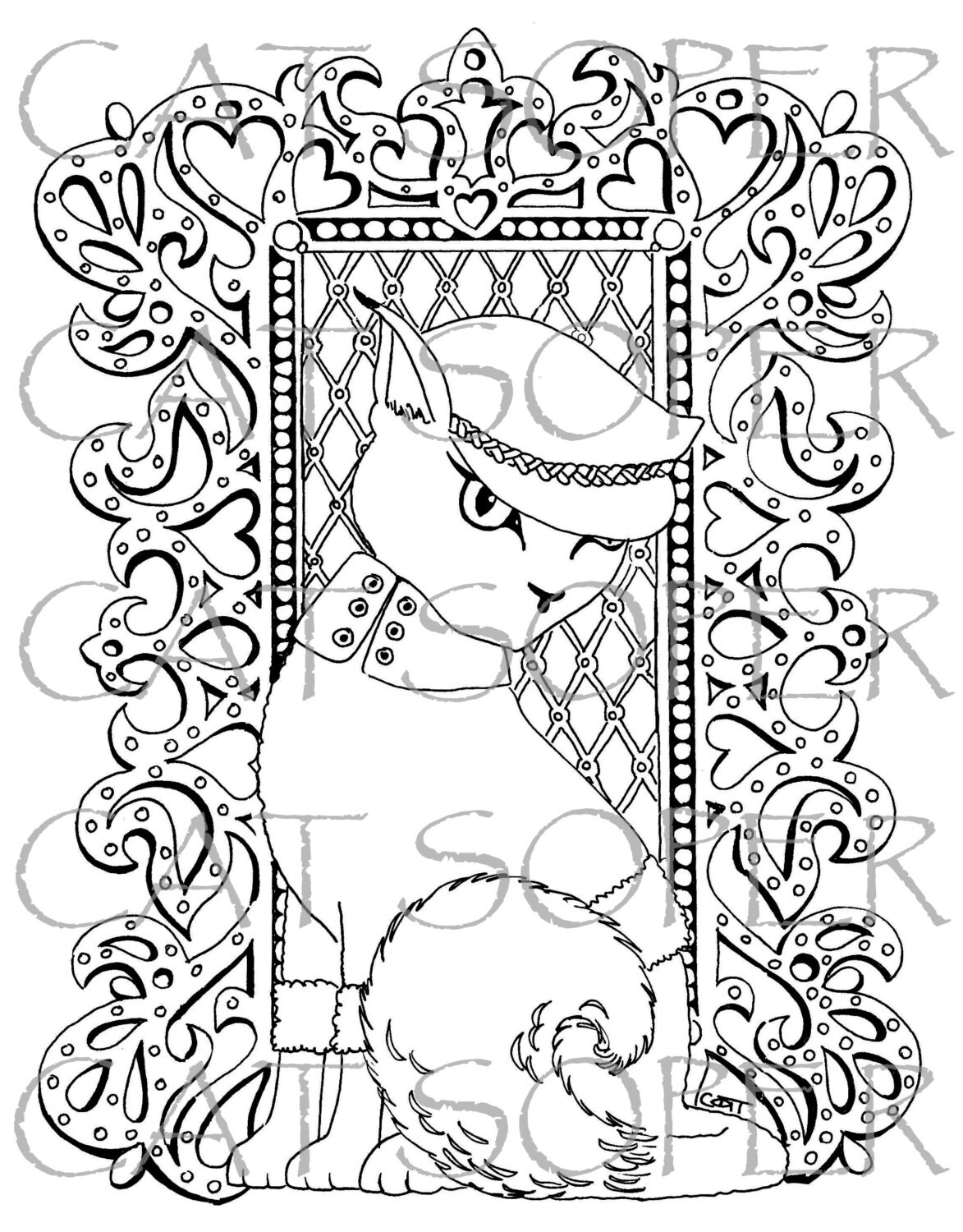 Karl - Instant Downloadable Colouring in Sheet - Etsy