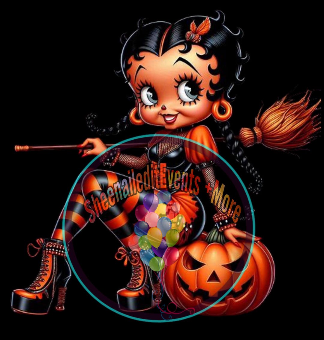 Fierce African American Betty Boop Slays in Her Baddie Halloween Outfit ...