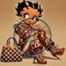 African American Betty Boop Digital Art Download - Stylish Brown 2 ...
