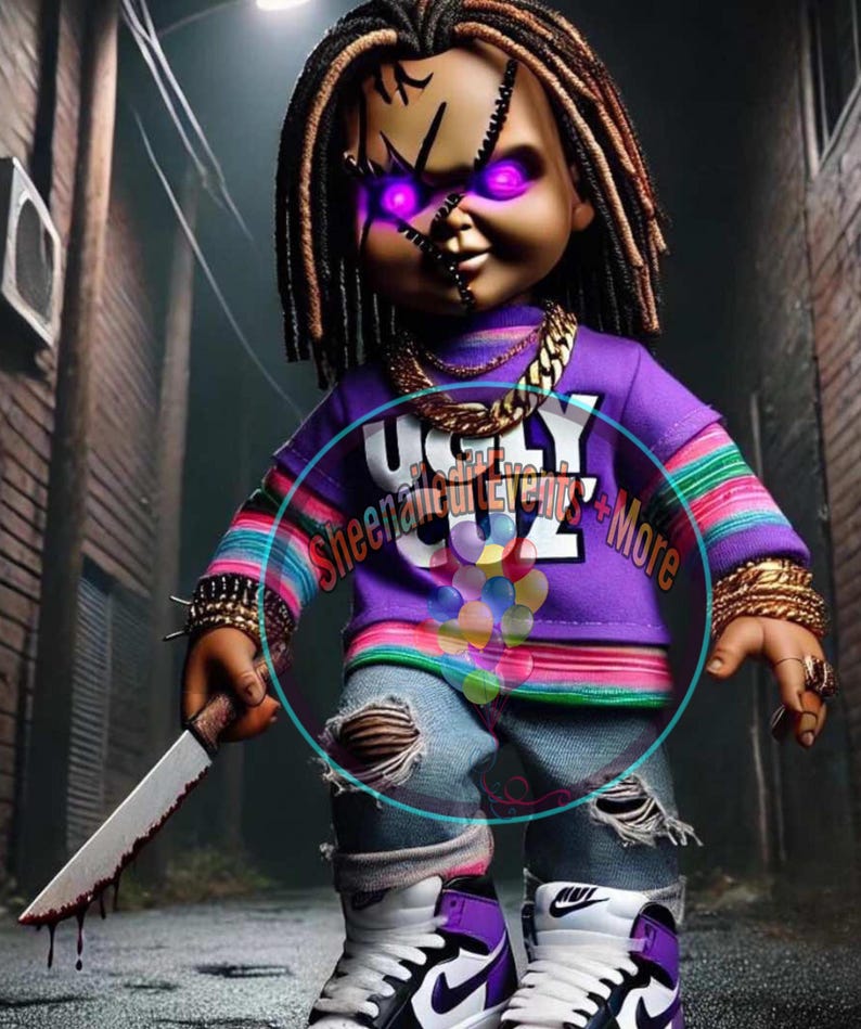 Chucky-inspired Doll With Street Style | Urban Horror Doll Art for ...