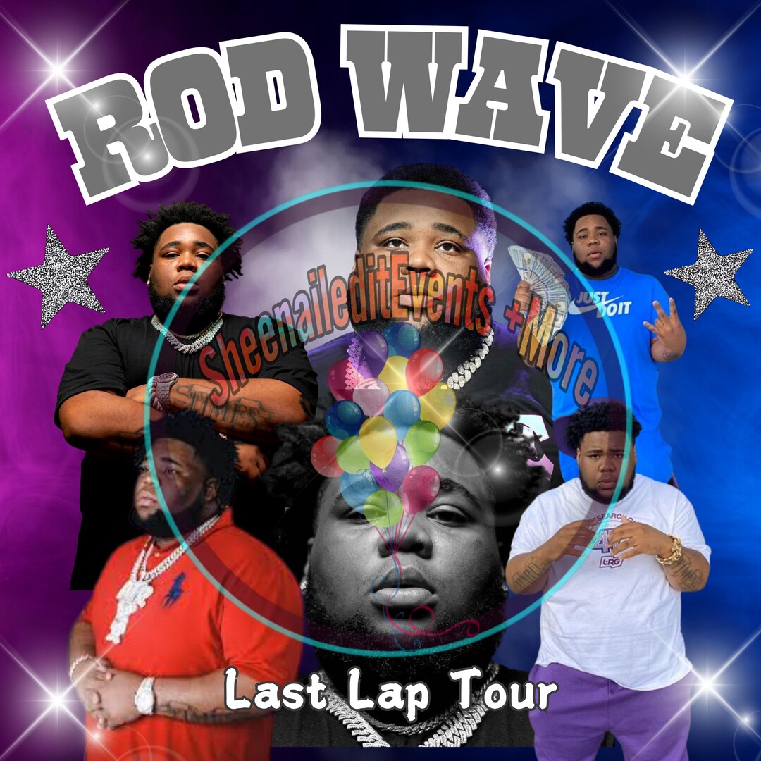 ROD WAVE T Shirt Design. PNG Digital. Rapper, Hip Hop, Bootleg Tee ...