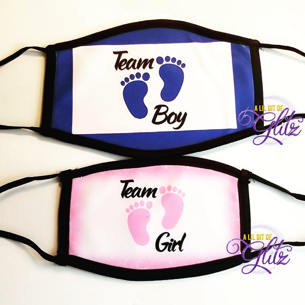 Baby Shower Face Mask - Etsy