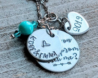 High School Homecoming Necklace - Etsy