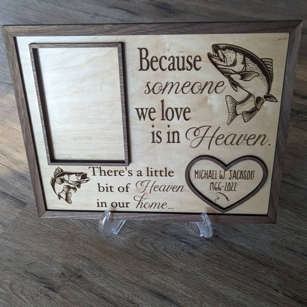 Fishing Memorial Plaque - Etsy
