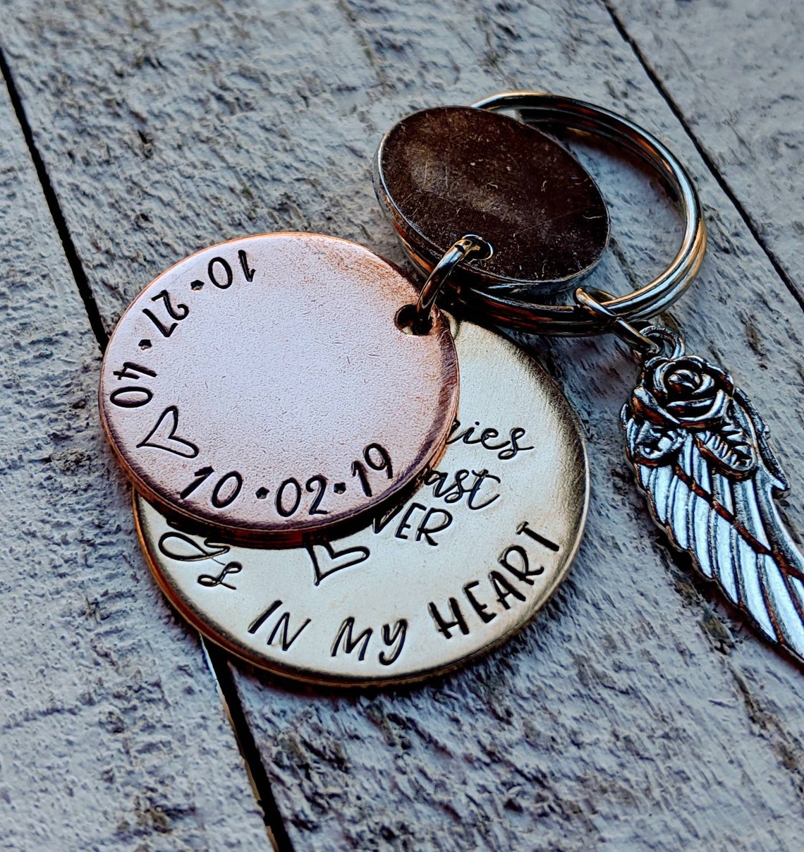 Memorial Key Chain. Death of Parent. Loss of Grandparent. Loss - Etsy