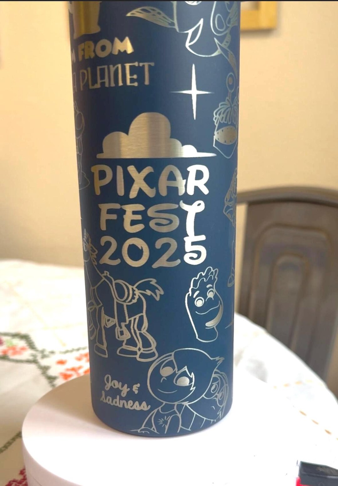 Personalized Pixar Water Bottle for Kids - 28 Oz Back to School Gift ...