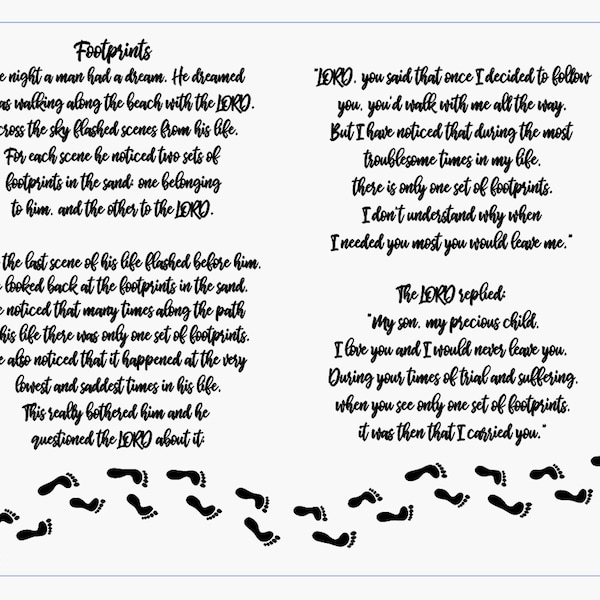 Wall Decal Poem - Etsy