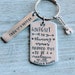Hand Stamped Mechanic Keychain, Personalized Father's Day Gift - Etsy