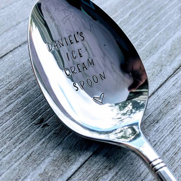 Hand Stamped Spoon - Etsy