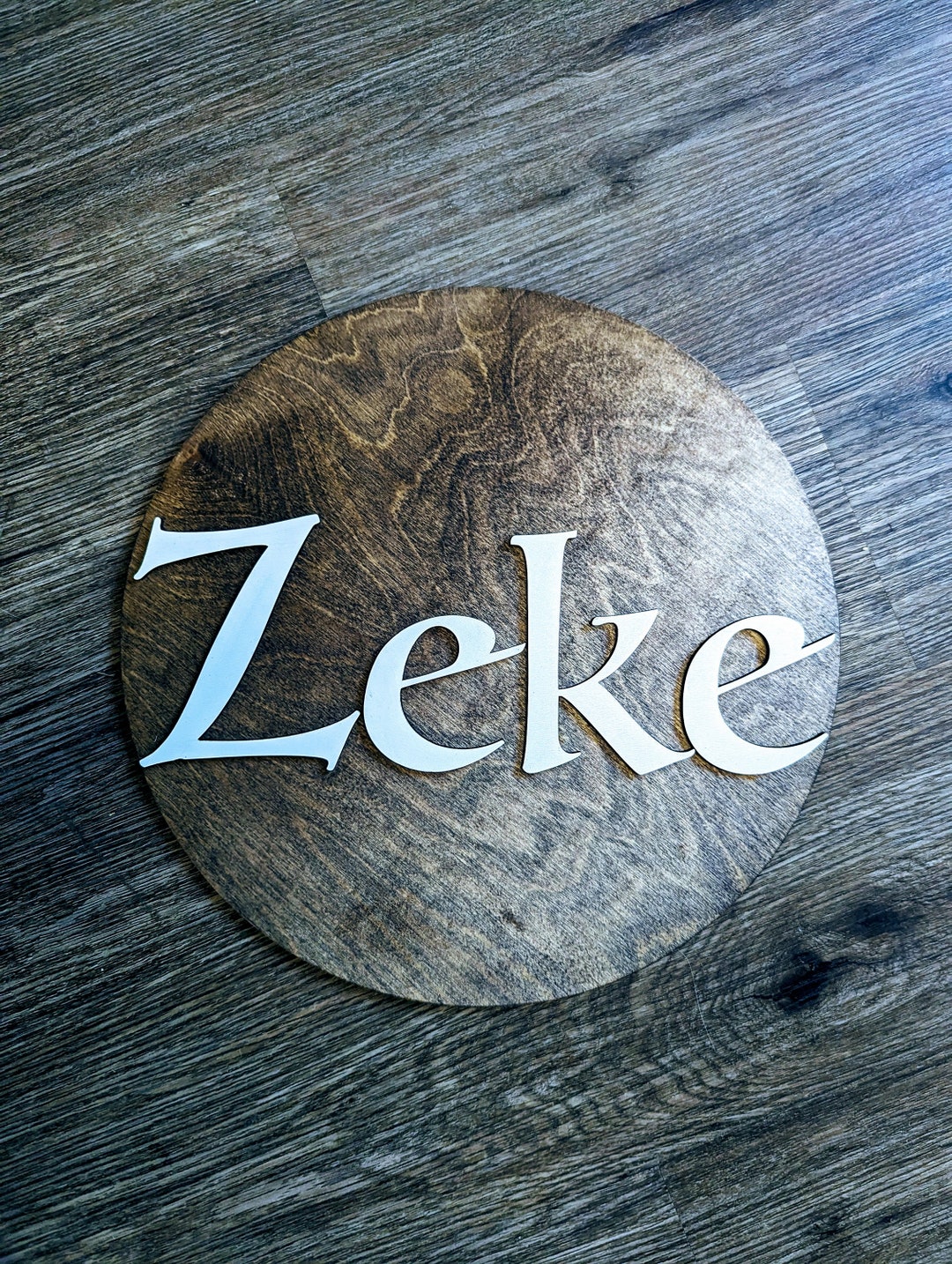 Personalized Laser Cut Wood Sign for Nursery Decor - Custom Kid's Name ...