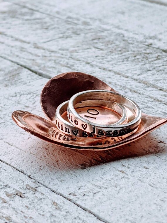 Copper ring holder store