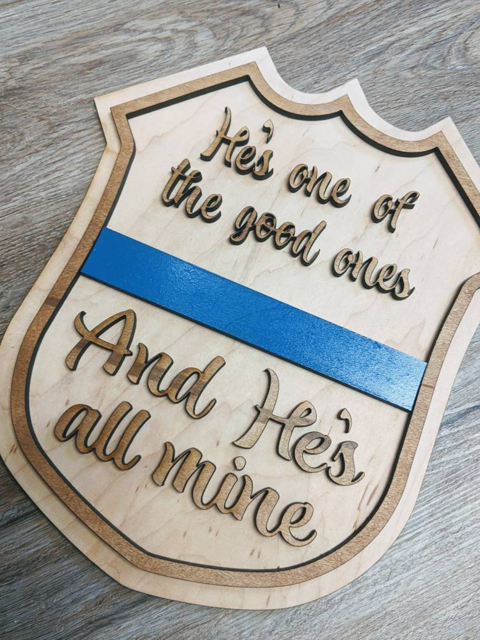 Police Sign. Cop Sign. One of the Good Ones. Law Enforcement - Etsy