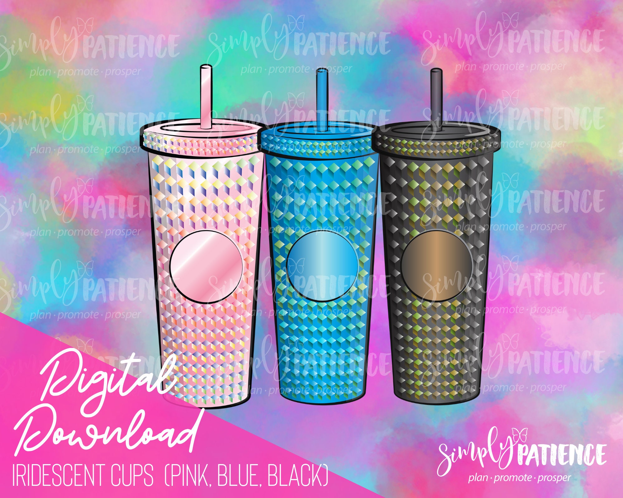 Studded Starbucks Tumbler Stickers - Etsy