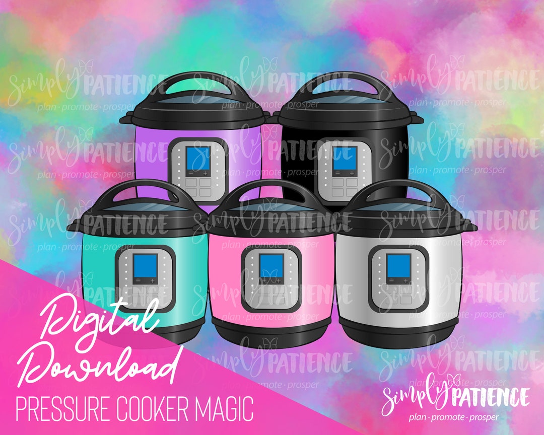Digital and Printable Pressure Cooker Magic Planner Images and Stickers ...