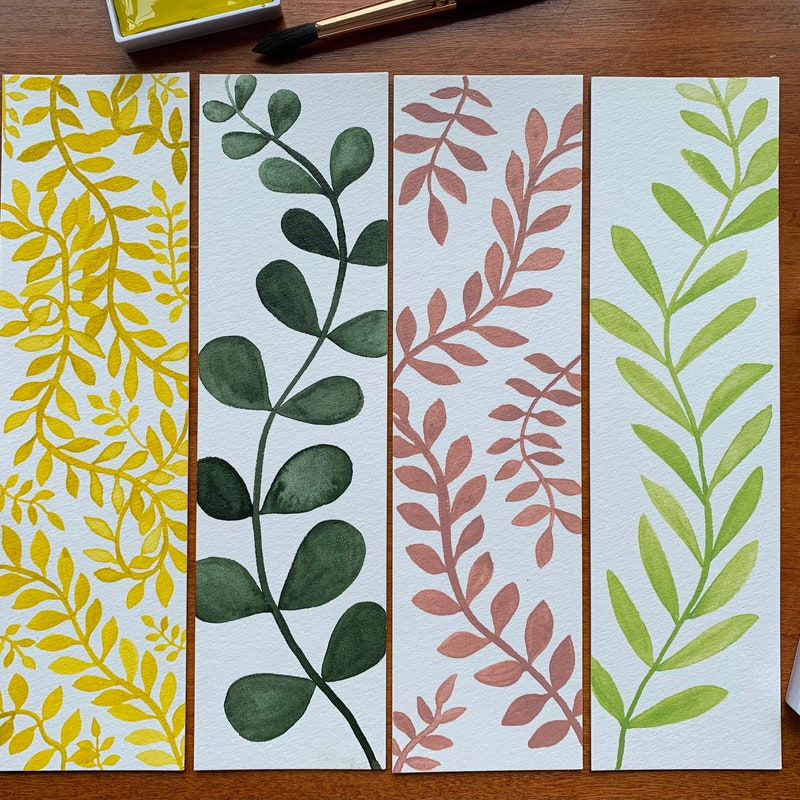 Handpainted Bookmark - Etsy