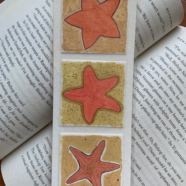 Starfish Bookmark - Etsy