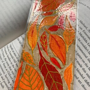 Autumn Leaves Bookmark by Karen Nataline Designs, Handmade Fall Vibes ...