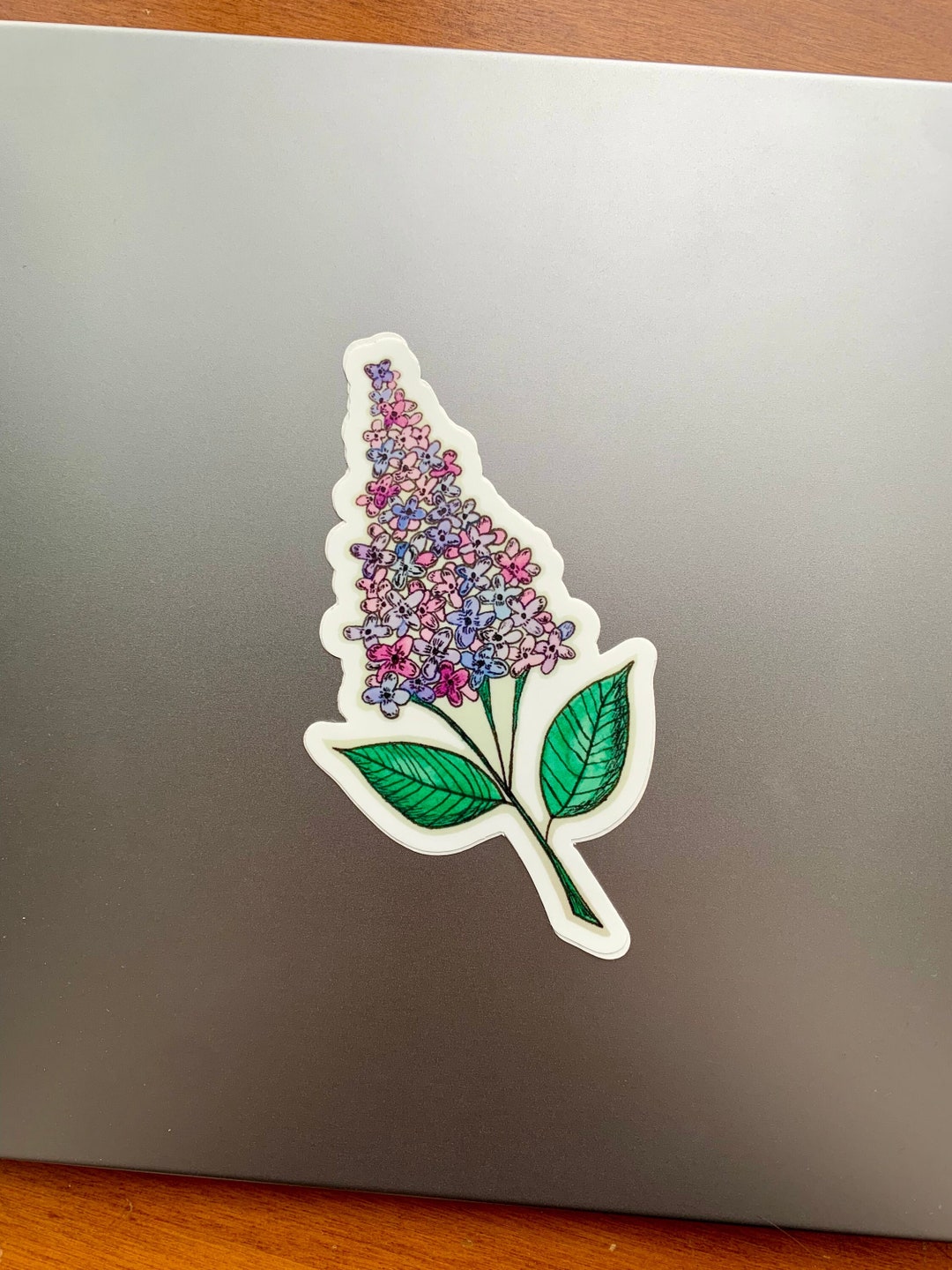 Watercolor Lilac Sticker by Karen Nataline Designs, Spring Sticker ...