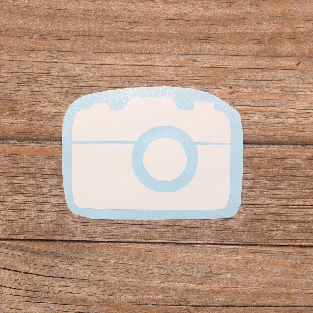 Camera Vinyl Sticker, Car Stickers, Car Decals, Laptop Stickers, Laptop ...