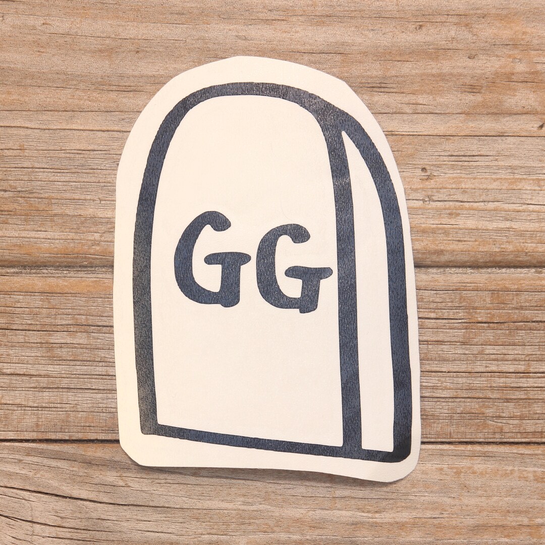 GG Allin Gravestone Tattoo Vinyl Sticker, Car Stickers, Car Decals ...
