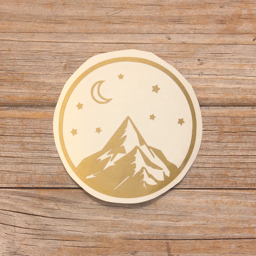 Mountain Vinyl Sticker, Car Stickers, Car Decals, Laptop Stickers ...