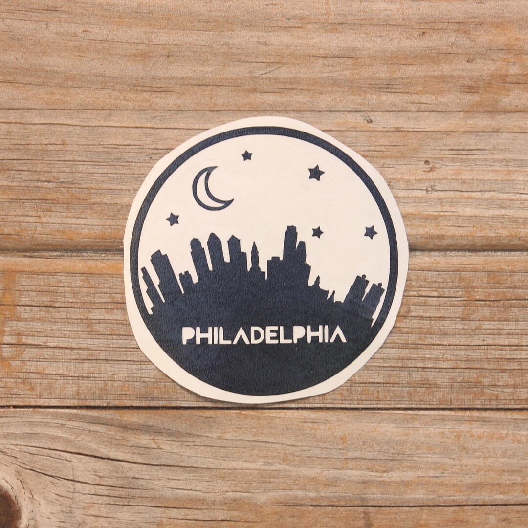 Philadelphia Circle Vinyl Sticker, Car Stickers, Car Decals, Laptop ...