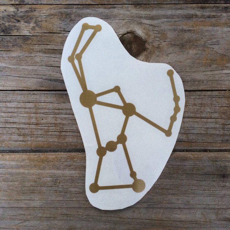 Orion Constellation Vinyl Sticker, Car Stickers, Car Decals, Laptop ...
