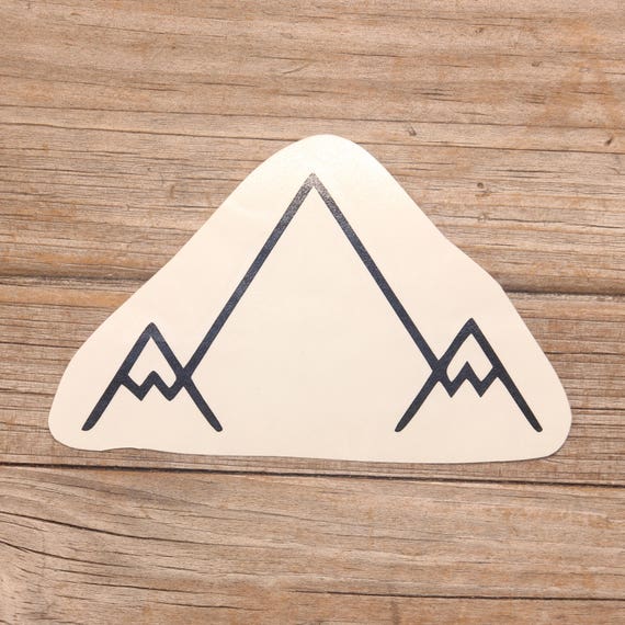 Simple Mountain Sticker Car stickers Car Decals Laptop | Etsy
