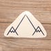 Simple Mountain Sticker, Car Stickers, Car Decals, Laptop Stickers ...