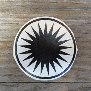 Starbeam Circle Vinyl Sticker, Car Stickers, Car Decals, Laptop ...