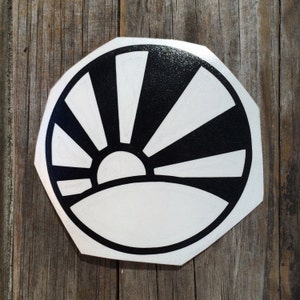 Rising Sun Sticker, Car Stickers, Car Decals, Laptop Stickers, Laptop ...