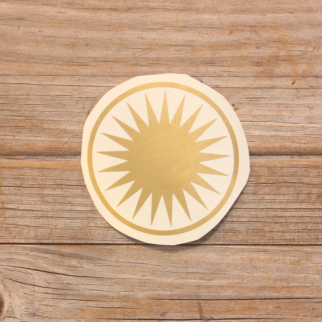 Starbeam Circle Vinyl Sticker, Car Stickers, Car Decals, Laptop ...