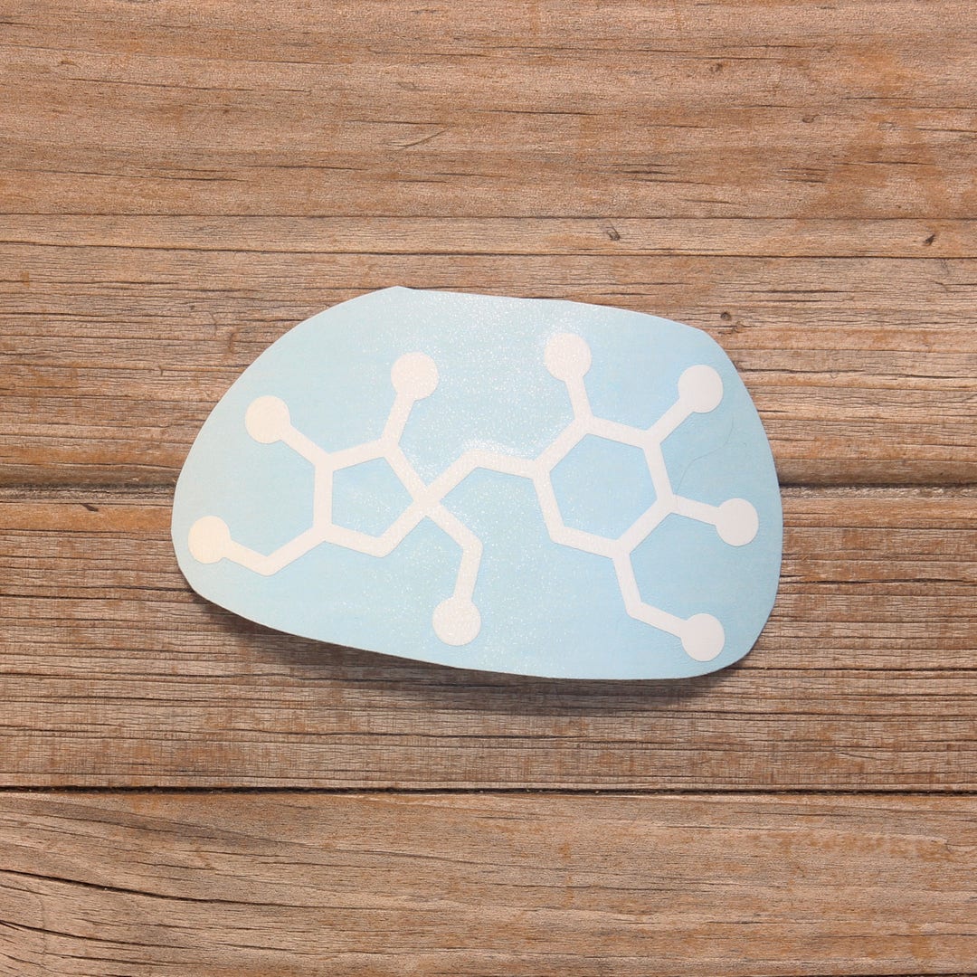 Sucrose Chemical Structure Vinyl Decal: Car, Laptop, iPad Sticker - Etsy