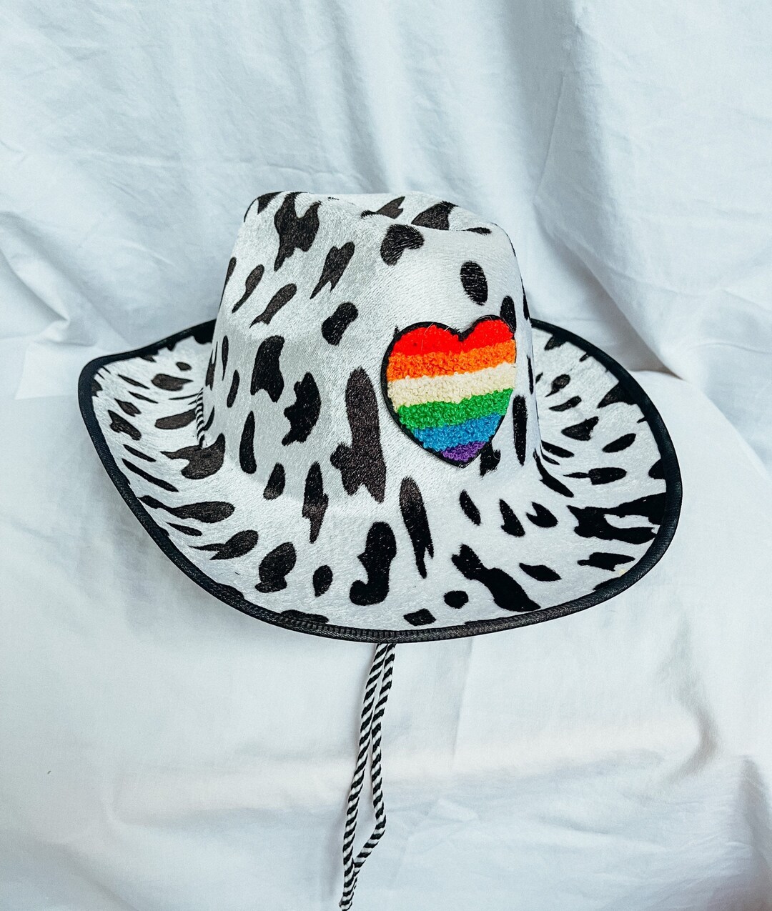 Rainbow Heart Pride Cowboy Hat - Etsy