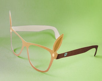 Pinky Bunnies Printable DIY Easter Party Glasses Mask Template - Etsy