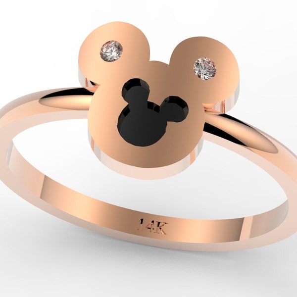 Mickey Mouse Pinky Rings - Etsy