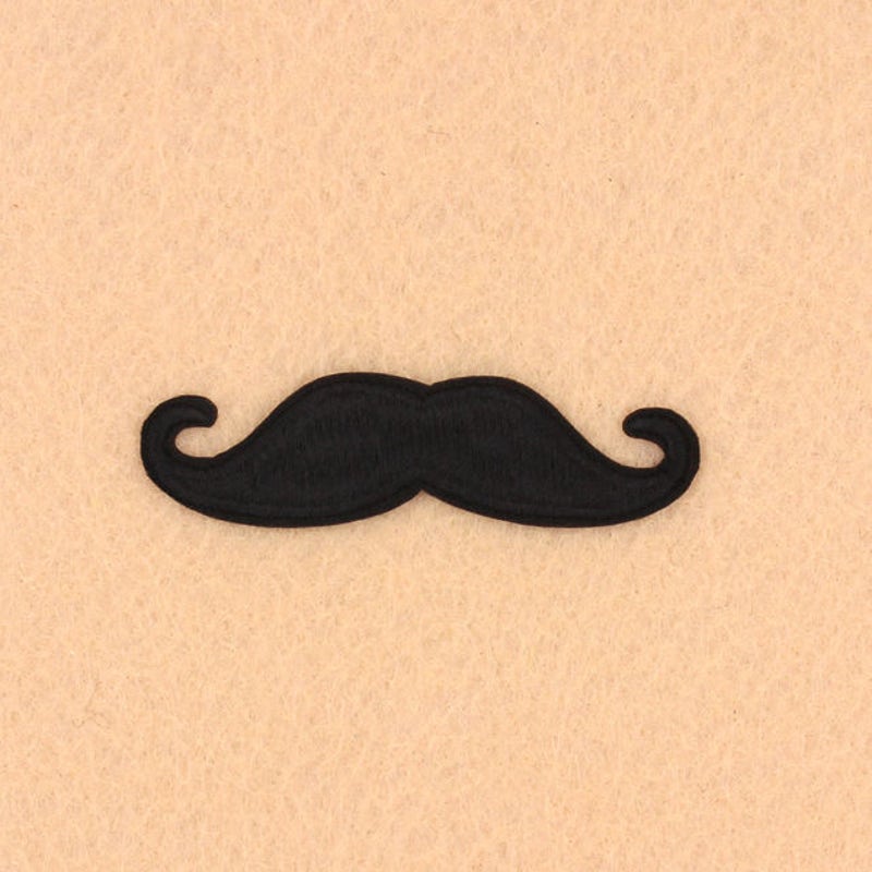 Mustache Iron On - Etsy