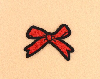 Large Bow Tie Patch Any Color Custom Made - Etsy