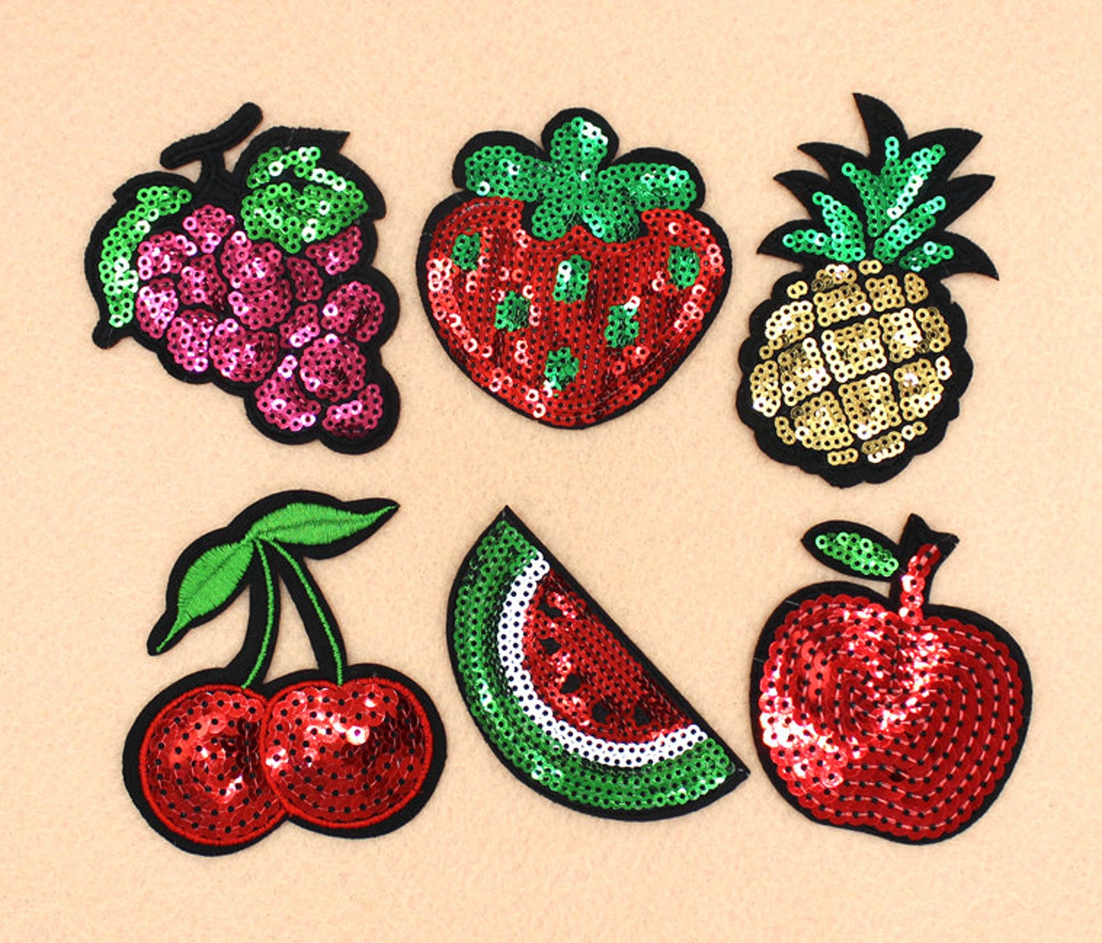 Fruits Patch Iron on Patch DIY Patch Embroidered Patch - Etsy