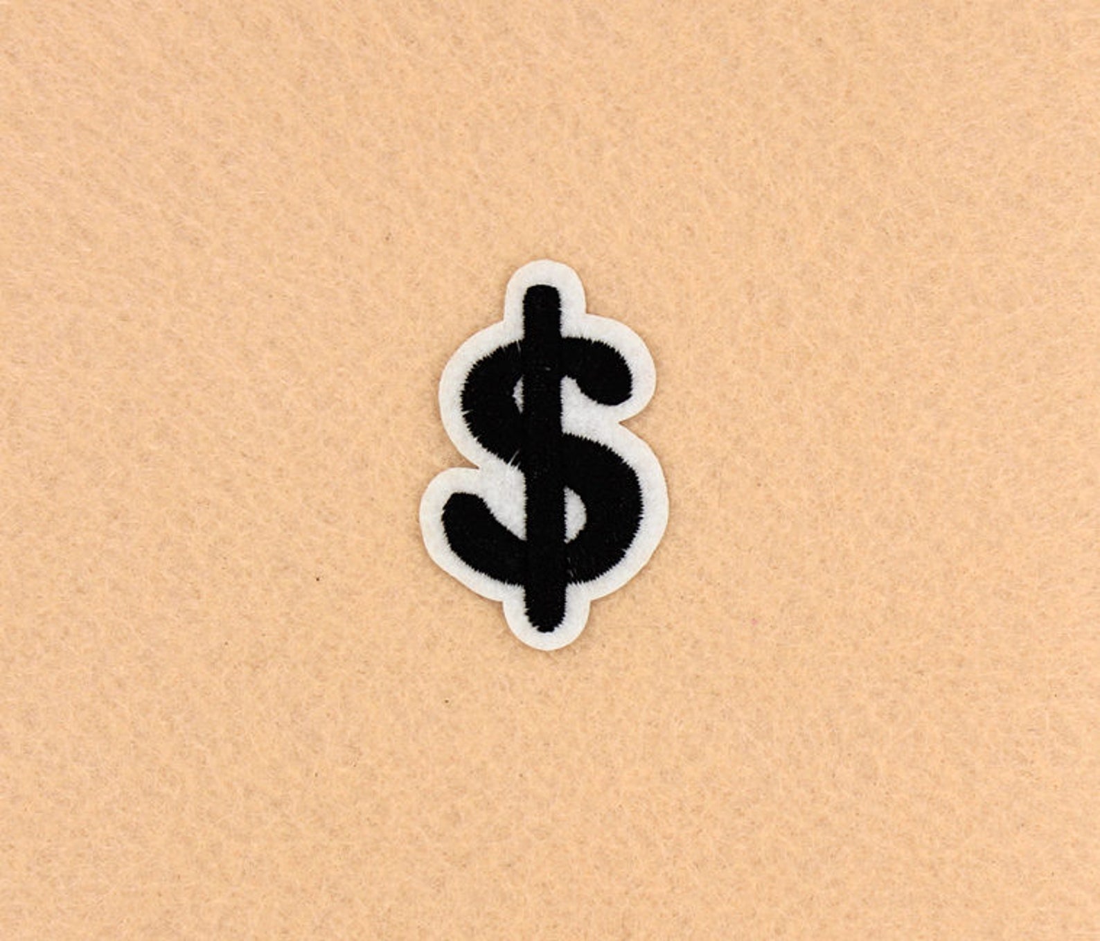 Dollar Sign Patch Iron On Patch Diy Patch Embroidered Patch Applique Embroidery 3x47cm Etsy