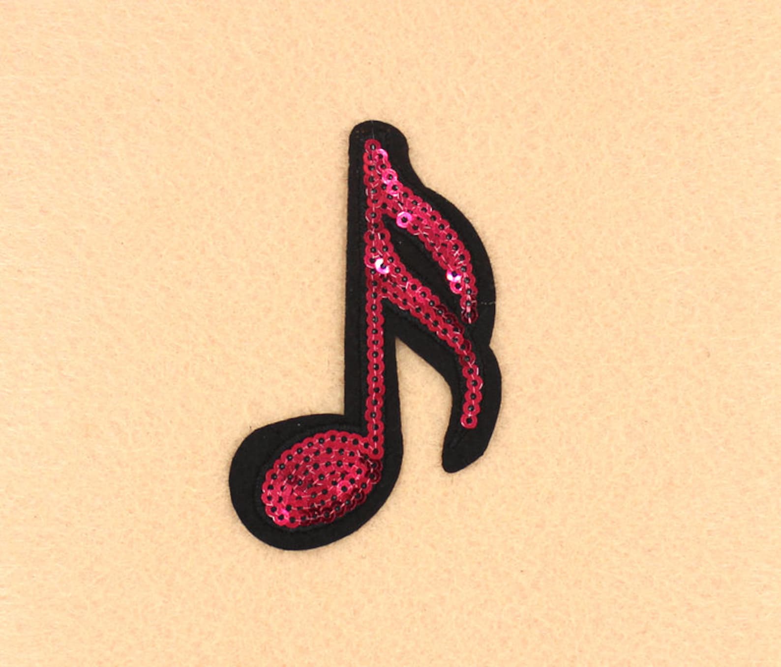 Music Note Patch Sequin Patch Iron on Patch DIY Patch - Etsy