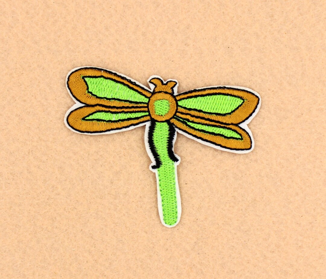 Dragonfly Patch Iron on Patch DIY Patch Embroidered Patch Applique ...