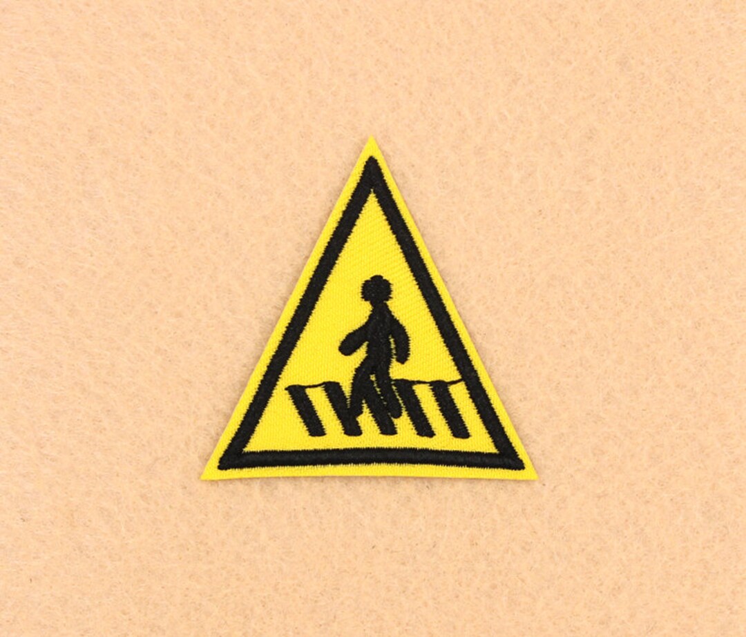 Traffic Sign Patch Iron on Patch DIY Patch Embroidered Patch Applique ...