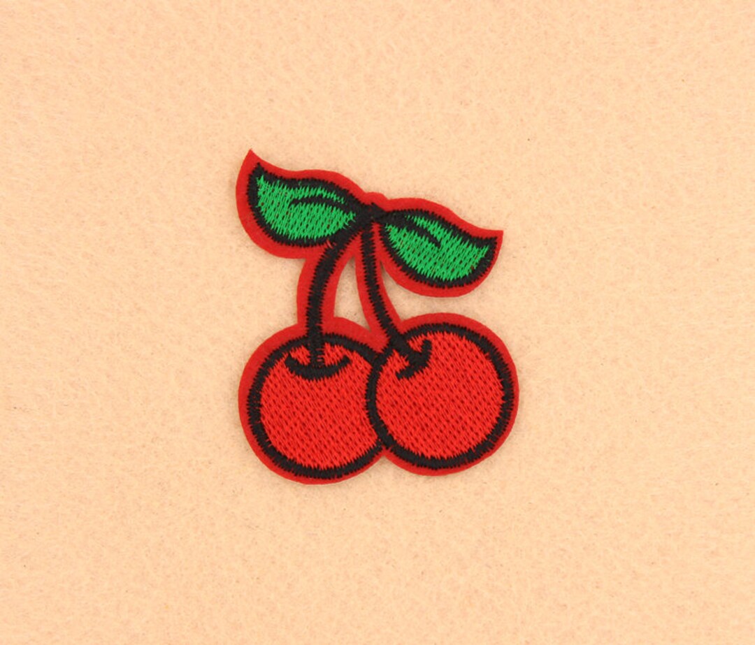 Cherry Patch Iron on Patch DIY Patch Embroidered Patch - Etsy